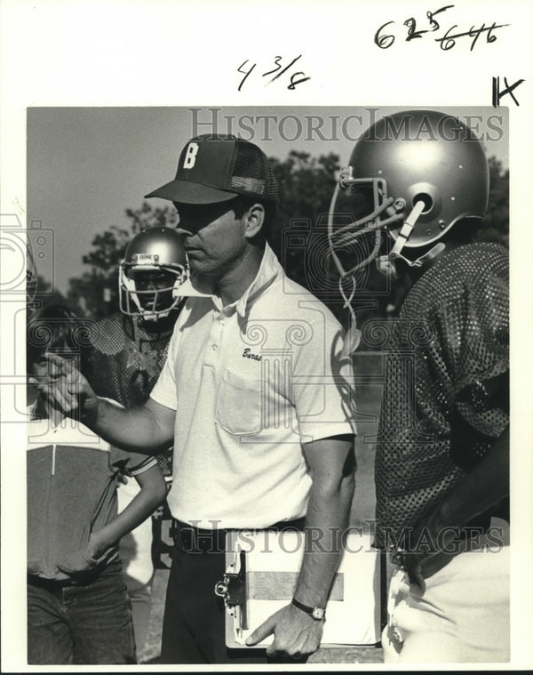 1981 Amos Cormier, Buras Football Coach with Players - nos09131 ...