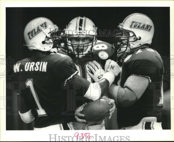 1993 Kevin Cunane, Tulane University Football Player with Teammates ...
