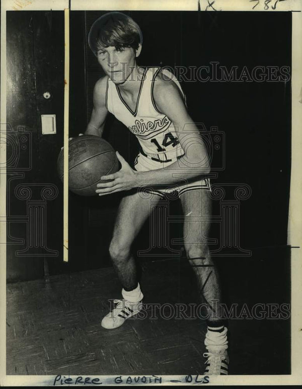 1973 Press Photo DLS basketball player Pierre Gaudin - nos12963 ...