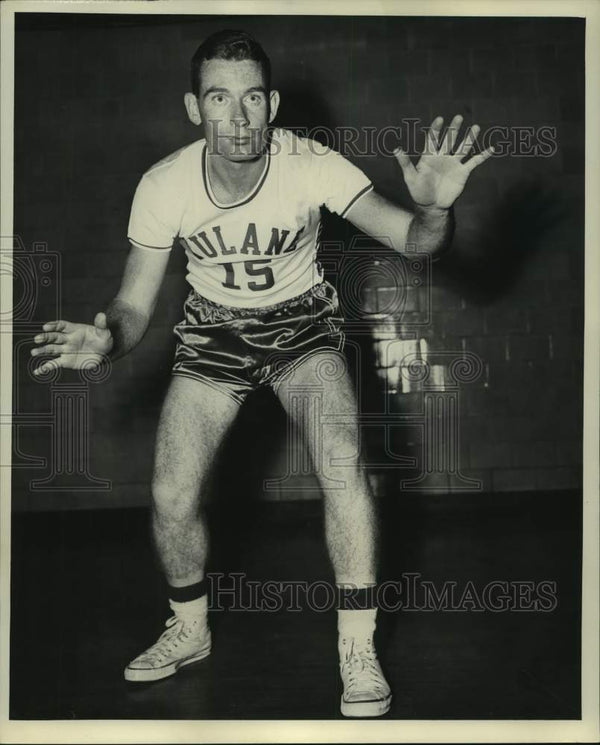 1967 Press Photo Tulane college basketball player Harry Hobbs - nos146 ...