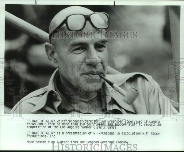 1988 Press Photo 16 Days of Glory writer, producer and director Bud Gr ...