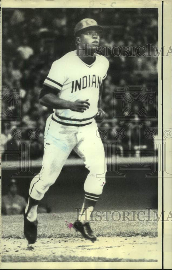 1972 Press Photo Cleveland Indians baseball player Alex Johnson - nos1 ...