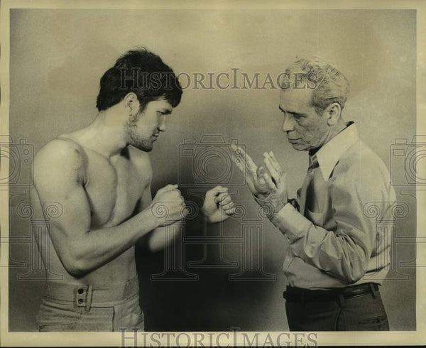 1973 Press Photo Boxer Tony Licata and trainer Lloyd Laine - nos19730 ...