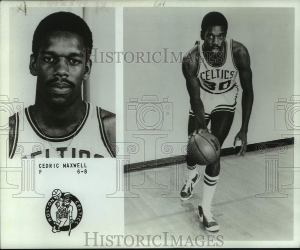 1979 Press Photo Boston Celtics basketball 6-8 forward Cedric Maxwell ...