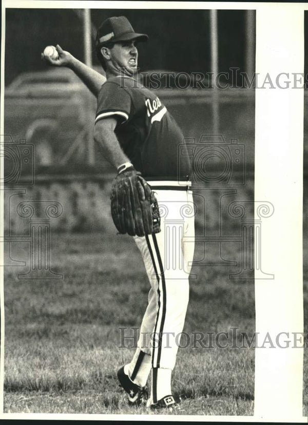 1986 Press Photo Baseball pitcher Gregg Patterson - nos27707 - Historic ...
