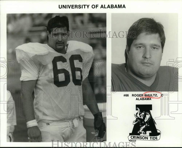 1990 Press Photo Roger Shultz of University of Alabama Crimson Tide ...