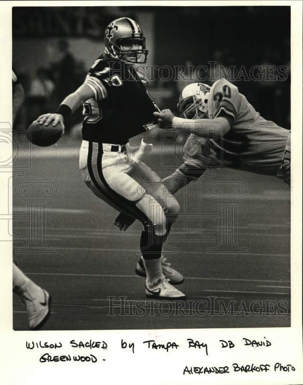1985 Press Photo New Orleans Saints vs. Tampa Bay Football - nos34332 ...
