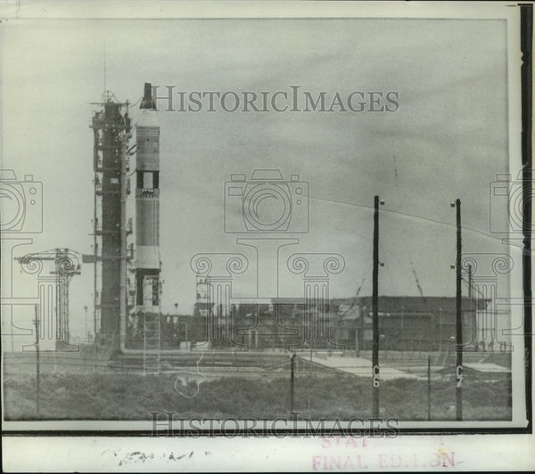 1966 Press Photo Gemini Flight Launch Postponed - Historic Images