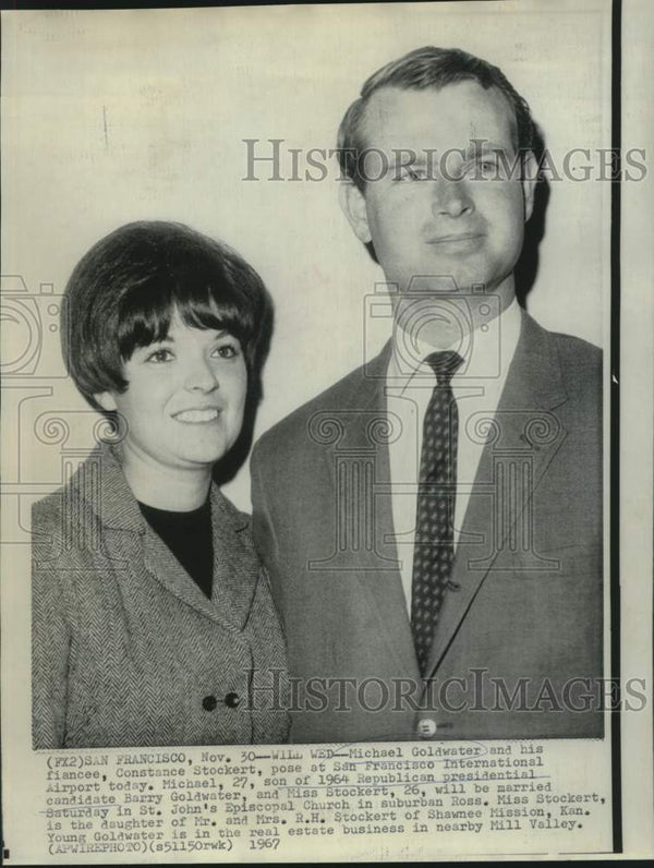 1967 Michael Goldwater & Constance Stockert to wed in California ...