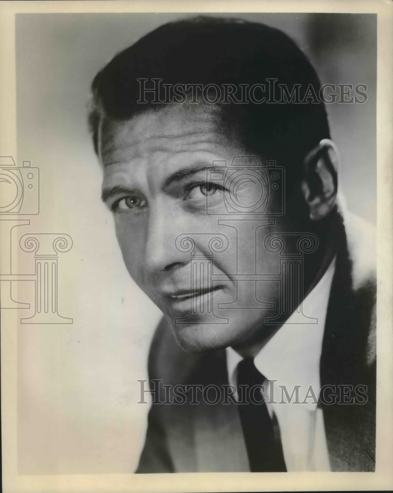 1960 Press Photo Robert Bray on "Alfred Hitchcock Presents" on CBS Tel ...