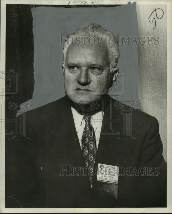 1953 Press Photo Joseph J. Lennox, Assessors President - nox34135 ...