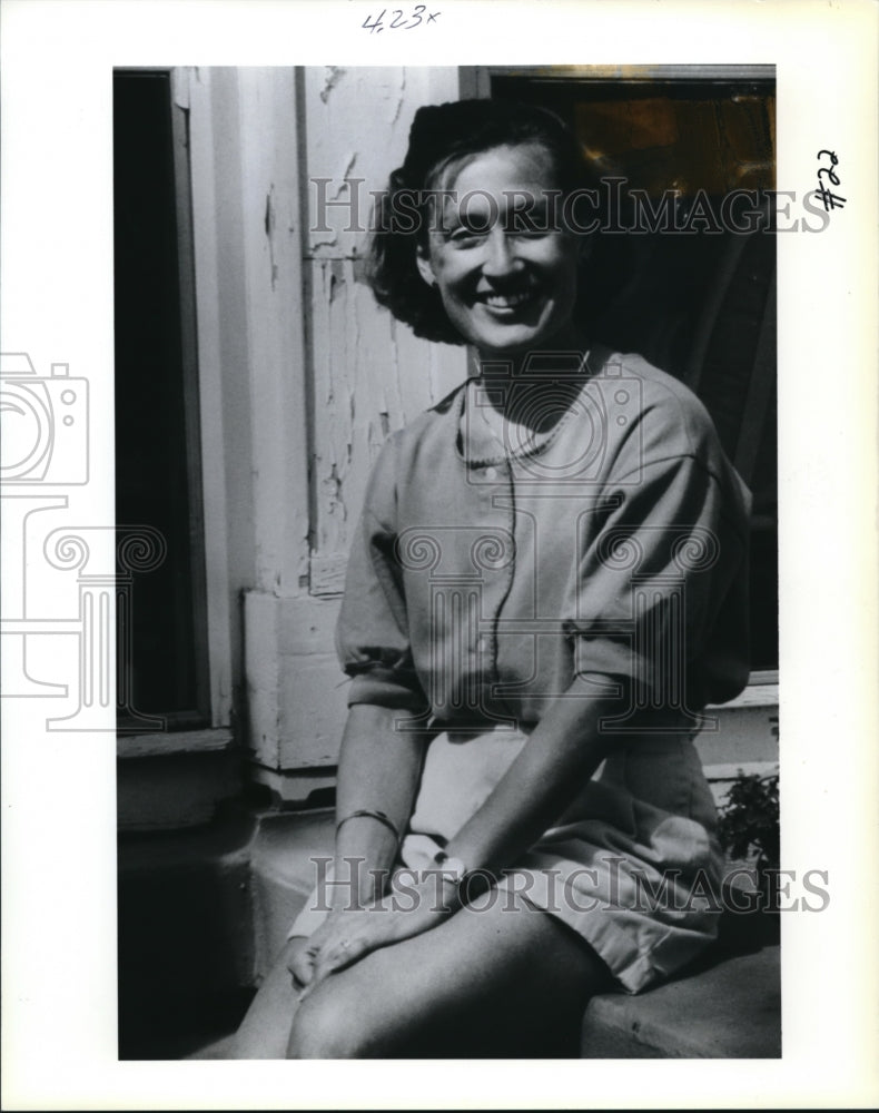 1991 Press Photo Jo Ann Ferraro, married 2 marines, 1st lost in Beirut ...