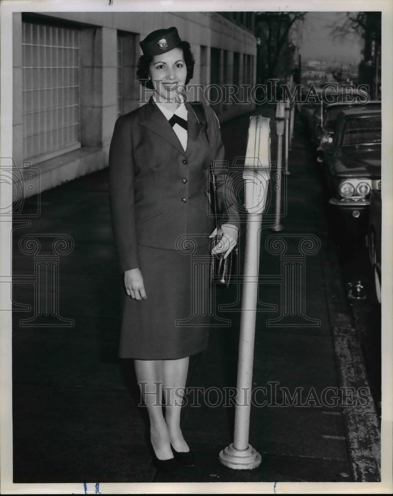 1962 Meter Maids, Mrs. Rose Ferguson - Historic Images