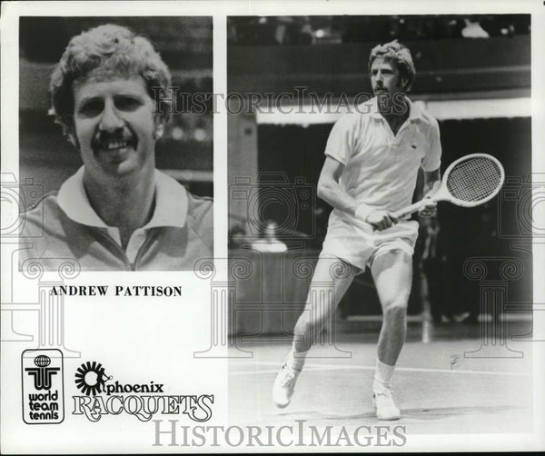 1977 Press Photo Phoenix Racquets tennis player Andrew Pattison - pis0 ...