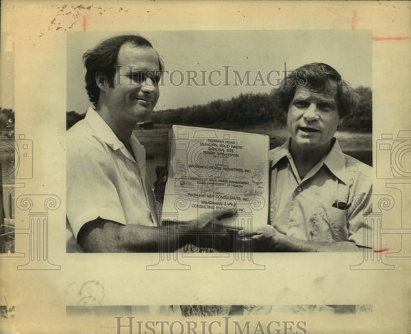 1981 Rep. Tom Adkisson and Keith Obadal at Johnson's Catfish Farm ...
