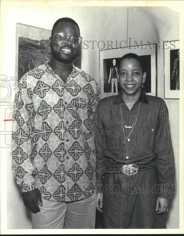 1990 Press Photo Kevin Ball, Debra Deckard, Urban Bush Women Workshop ...