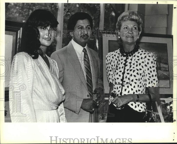 Jeanette Rocha, Ricardo Rocha, Frances Billups at Savories Art Show ...