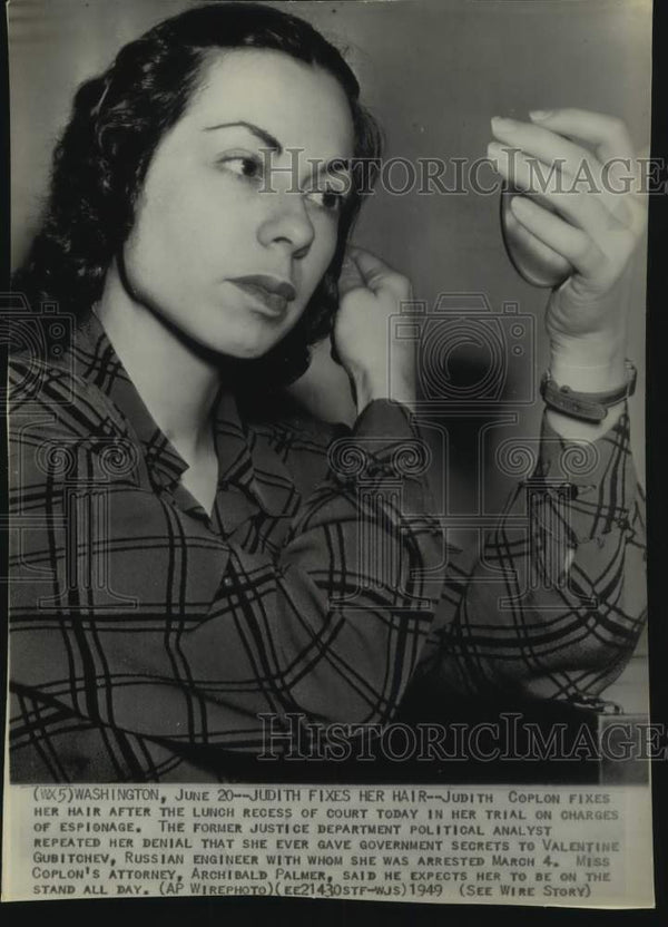 1949 Judith Coplon, Former Justice Department Analyst at Court ...