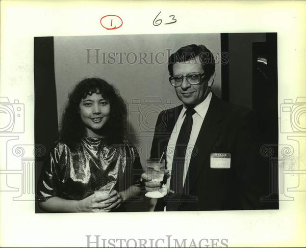 1987 Joan Tanner with Daniel Weinfeld at SAPSS, Texas - Historic Images