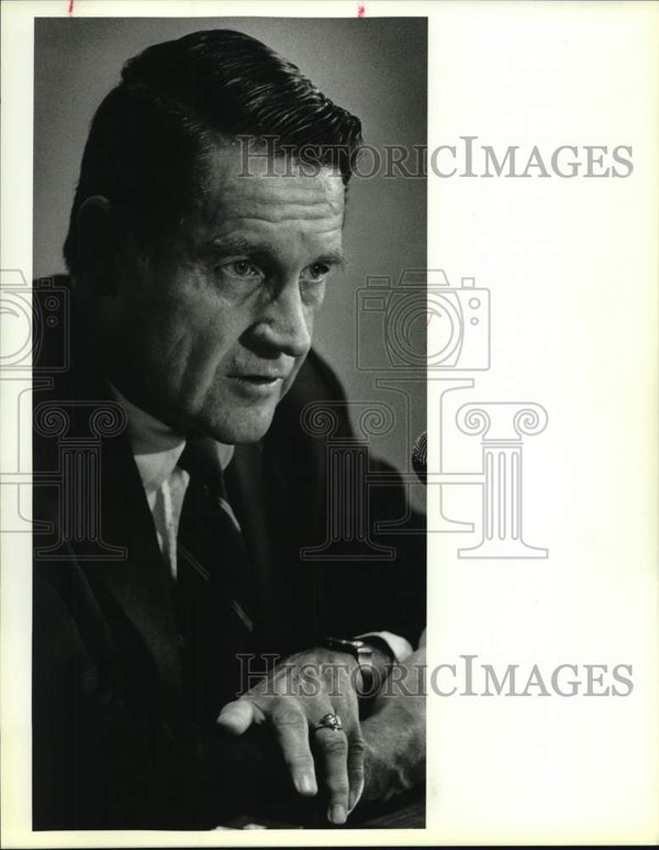 1988 CIA Director William Webster At Trinity University - Historic Images