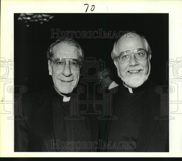 1988 Monsignor Robert Hoffman, Father Martin Jenco - Historic Images