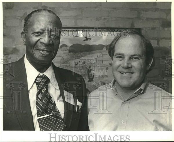 1987 John Banks and Cappy Lawton in San Antonio - Historic Images