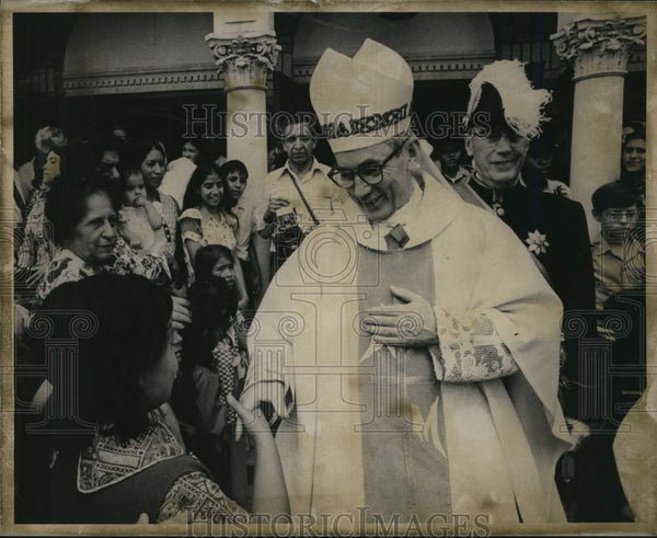 1974 Timothy Cardinal Manning of Los Angeles. - Historic Images