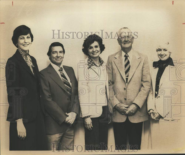 1980 City Attorney Jane Macon and friends pose. - Historic Images