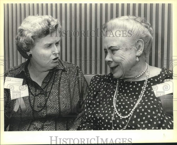 1985 Brigadier General Lillian Dunlap and Maggie Cousins, Texas ...