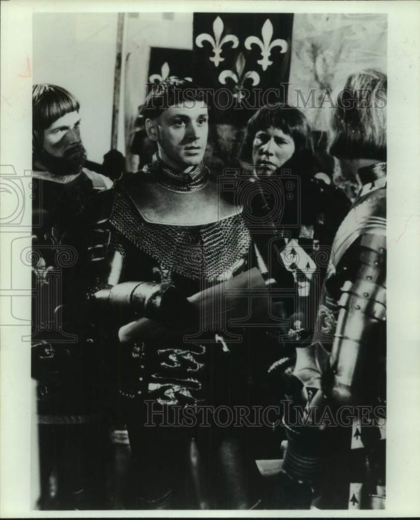 Actor David Gwillim in Henry V as Henry V, Shakespeare Play - Historic ...