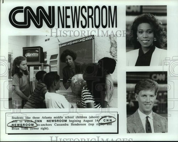 CNN Newsroom Co-Anchors Cassandra Henderson, Brian Todd and children ...