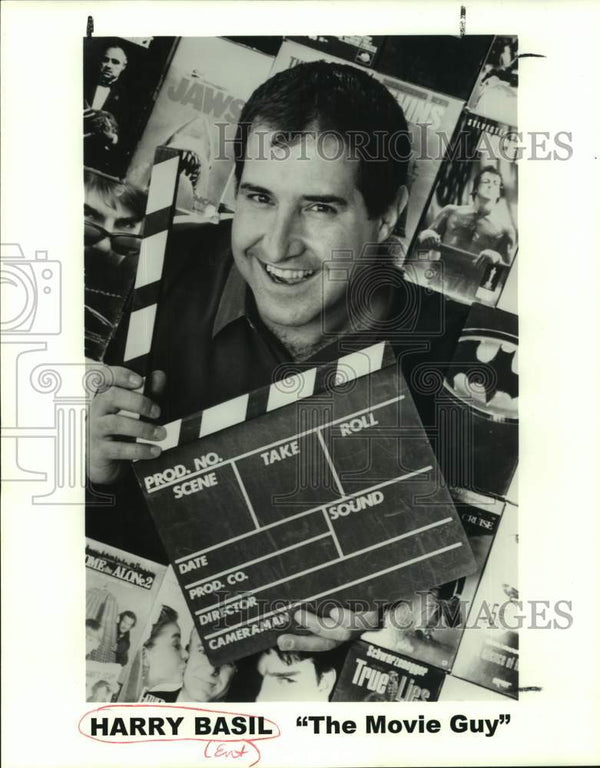 1997 Press Photo Harry Basil, The Movie Guy. - sap10017 - Historic Images