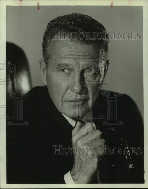 1969 Actor Ralph Bellamy, portrait closeup - Historic Images