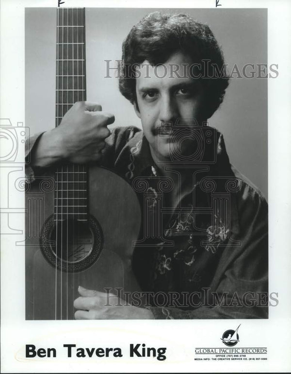 Ben Tavera King, Latin American musician and songwriter. - Historic Images