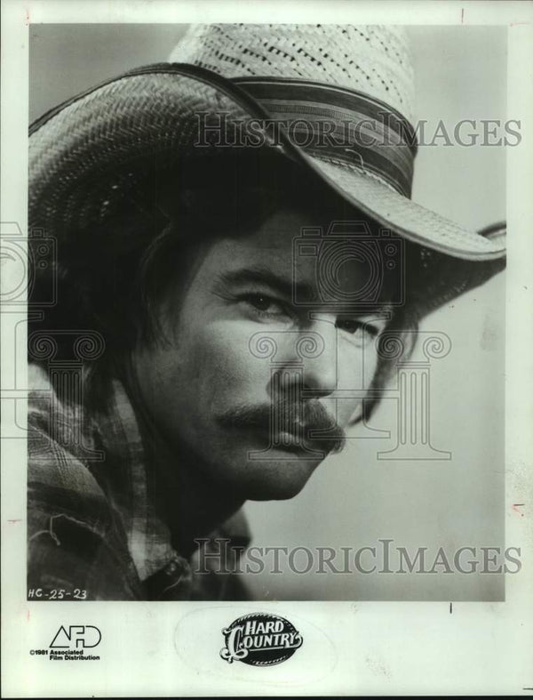 1981 Press Photo Actor Jan-Michael Vincent in "Hard Country" movie - s ...