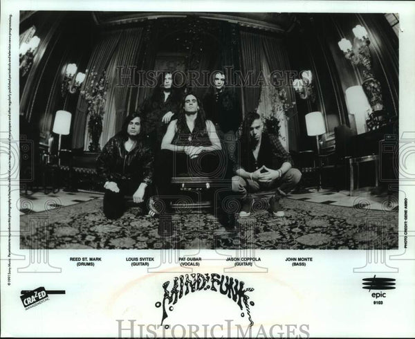1991 Press Photo Recording Artists Mindfunk - sap20028 - Historic Images