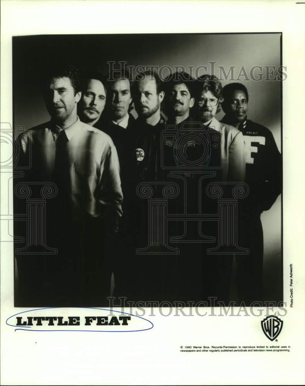1990 Press Photo Little Feat Band members in portrait, Entertainers, M ...