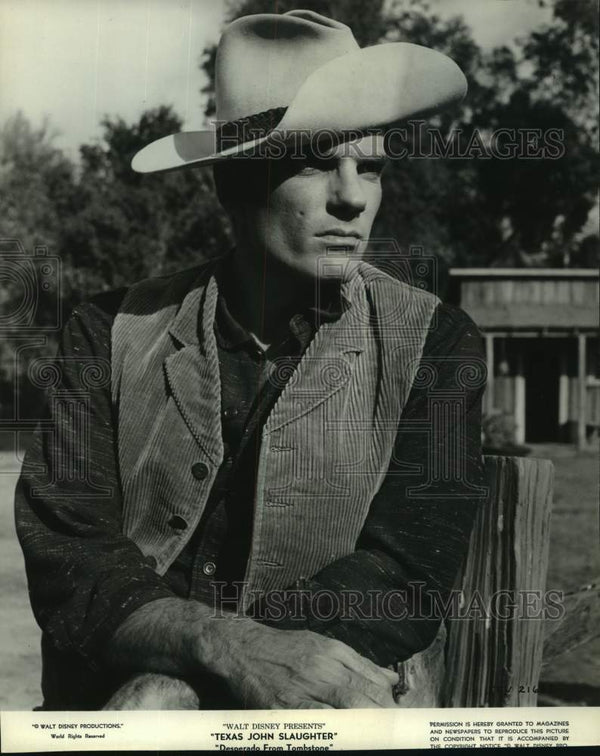 Actor Tom Tryon in "Texas John Slaughter" TV Series - Historic Images