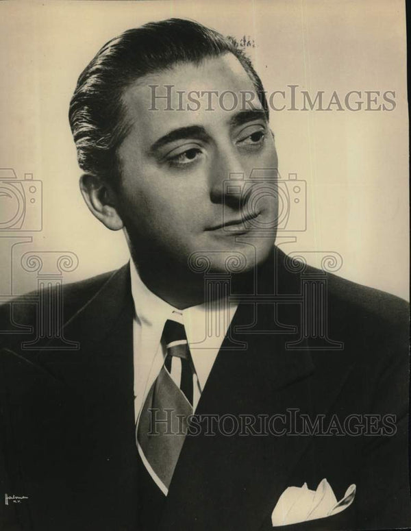 Opera Singer Jan Peerce - Historic Images