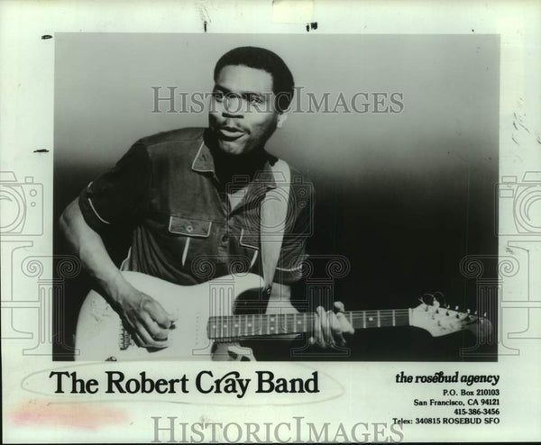 The Robert Cray Band Musician Plays Guitar - Historic Images