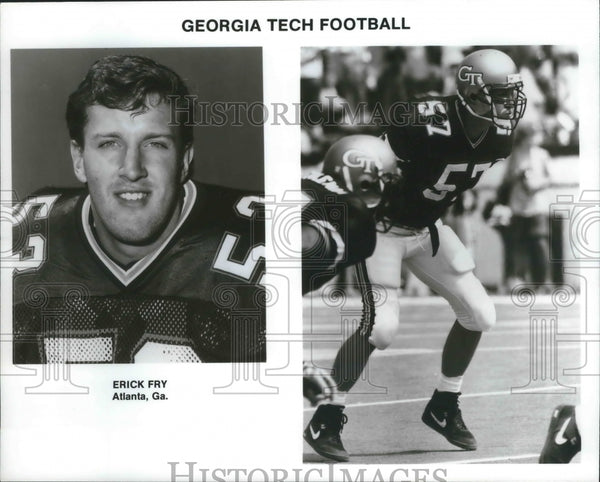 Georgia Tech football player Erick Fry of Atlanta - Historic Images