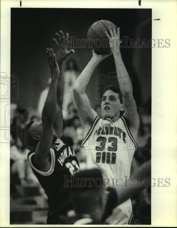 1990 Press Photo Bryan Toma, Incarnate Word College Basketball Player ...