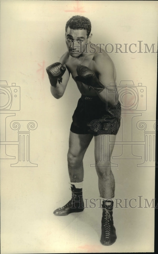1958 Press Photo Boxer Jesse Bogart - sas04703 - Historic Images
