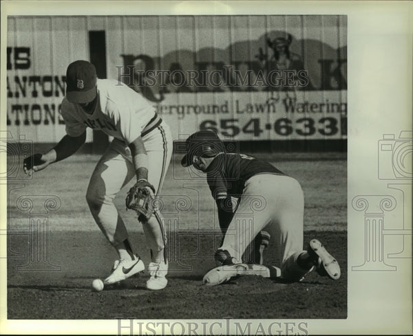 1984 Press Photo Sammy Lyssy & Kyle Todd, St. Mary's & Baylor College ...