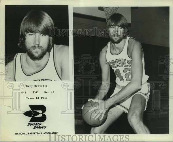 Gary Brewster, Buffalo Braves Basketball Player - Historic Images