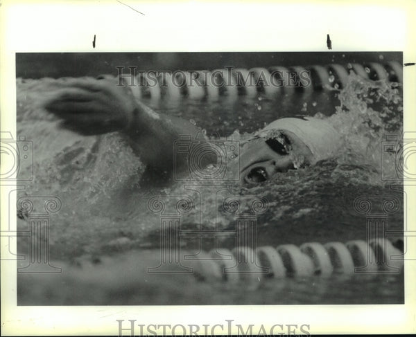 1989 Press Photo Swimmer Joshua Jackson during an AAU meet - sas06701 ...