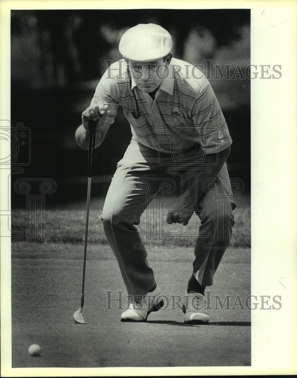 1987 Press Photo Pro golfer Bruce Crampton - sas07275 - Historic Images