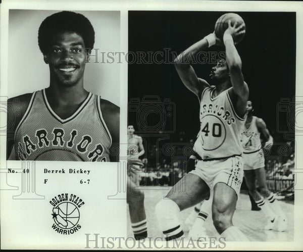 Press Photo Derreck Dickey, Golden State Warriors Basketball Player at ...