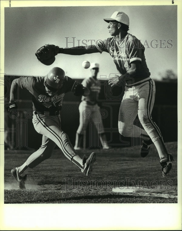 1988 Seguin and Judson High School Baseball Players at Game - Historic ...