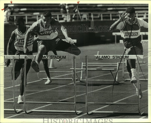 1988 Chris Tutt, Houston High School Hurdle Jumper at Alamo Stadium ...